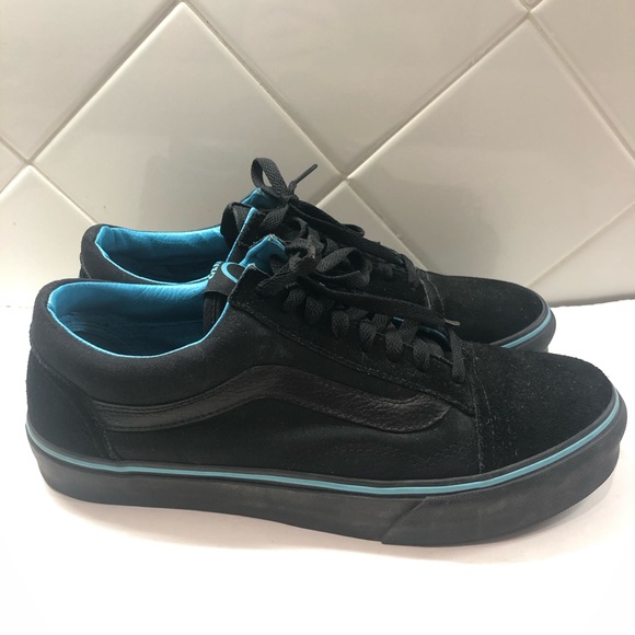 Vans | Shoes | Vans Old Skool X The Germs Black Suede And Leather Mens ...